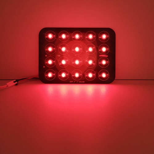 20W Deep Red 660nm 730nm 630nm LED +PCB DIY Lamp Spot Light Bulb Plant ...