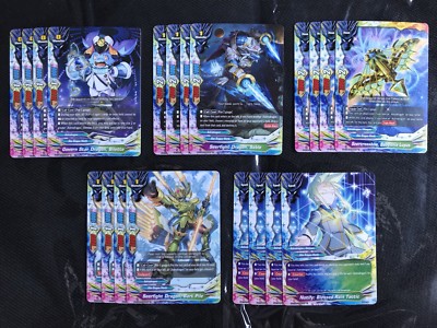 FUTURE CARD BUDDYFIGHT S-BT02 ASTRODRAGON PLAYSET (4x EACH R, U AND C ...