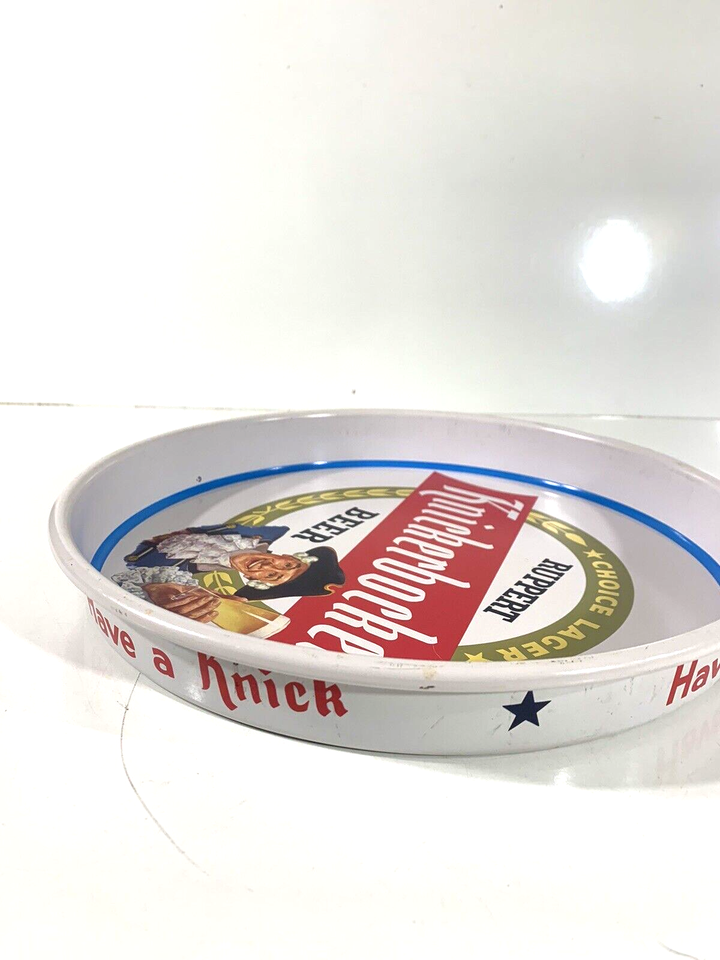 Vintage KNICKERBOCKER Beer Tray Metal Beer Tray Great Graphics 13" | eBay