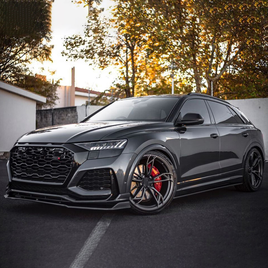 For Audi Q8 SQ8 RSQ8 Q8 E-tron Adjustable AIR Ride SUSPENSION LOWERING ...