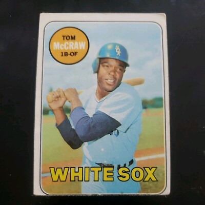 TOM McCRAW 1969 TOPPS BASEBALL CARD # 388 CHICAGO WHITE SOX | eBay