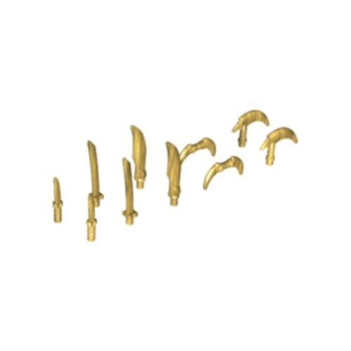 LEGO - Minifig, Weapon Pack Hooks, Knives & Swords, 10 Piece - PICK ...