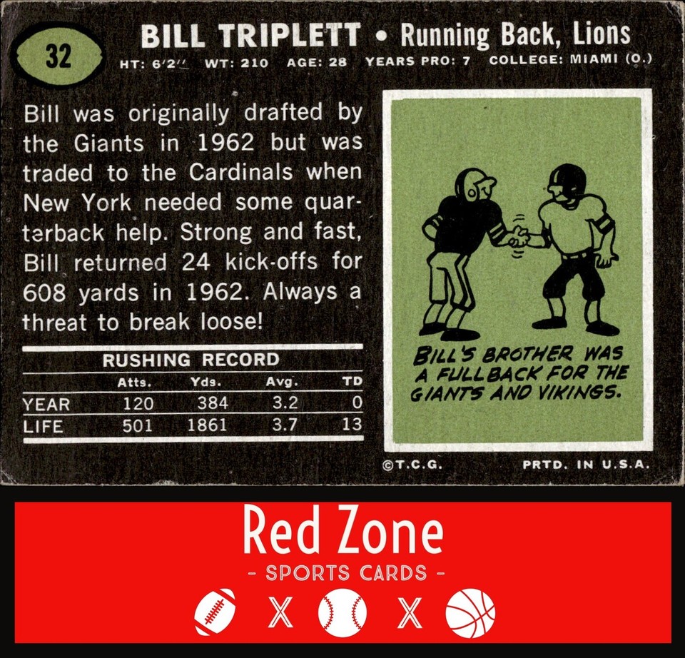 1969 Topps - #32 Bill Triplett EX | eBay