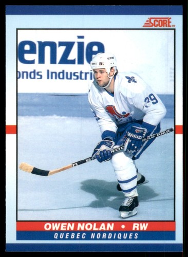 1990-91 Score Young Superstars Owen Nolan Quebec Nordiques #36 | eBay