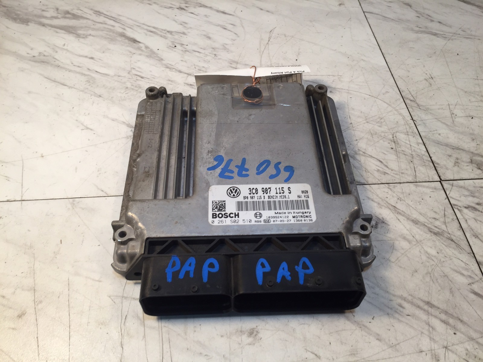 2008 08 Volkswagen Passat 2.0 BPY Engine Computer Ecm Ecu Pcm Control ...