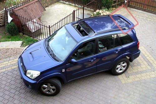 TOYOTA RAV4 RAV-4 MK 2 REAR ROOF SPOILER | eBay Australia