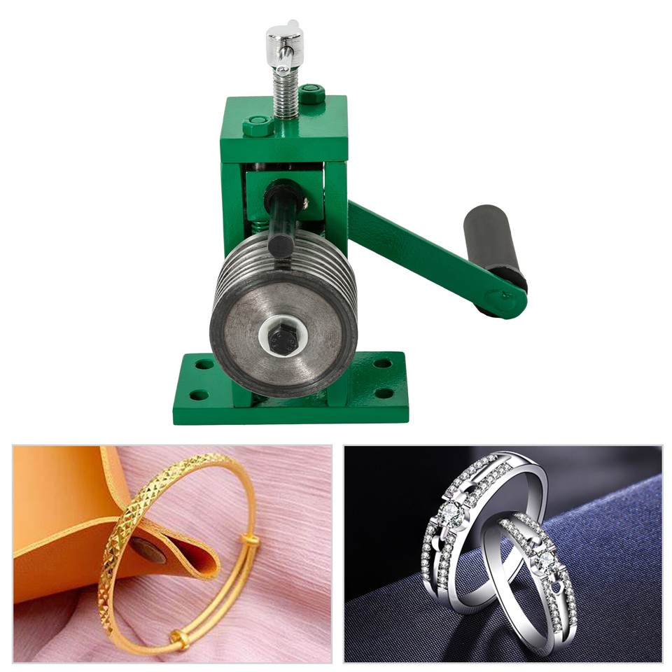 Hand Crank Ring Bracelet Press Bending Machine Making Tool Jewelry Ring ...