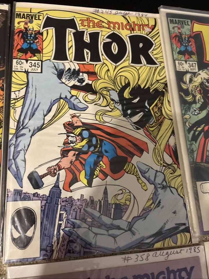 Mighty Thor #344 345 347 351 353 358 360 370 374 379 380 388 VF To NM ...