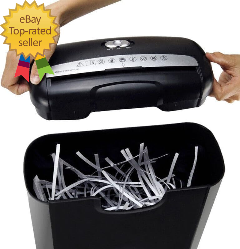 Paper Shredder 6 Sheet Stripcut Shredder Also Shreds Card Cd Heavy Duty ...