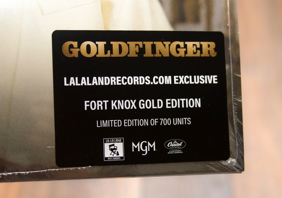 La-La Land Records GOLDFINGER: THE REMASTERED LIMITED EDITION VINYL LP ...