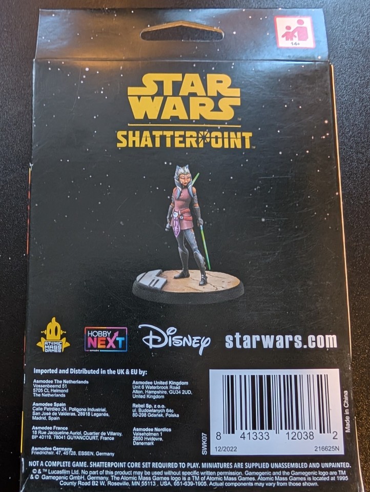 Star Wars Shatterpoint Padawan Ahsoka Tano promo model by Atomic Mass ...