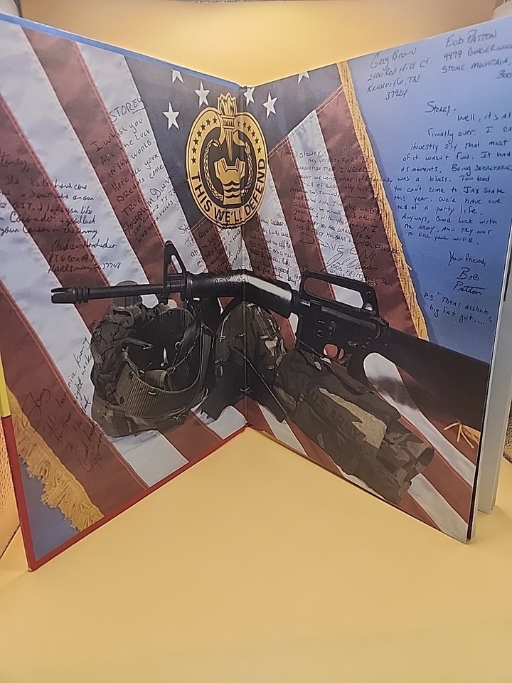 VTG U.S. Army Training Center Hardcover With Group Photos And Writing ...