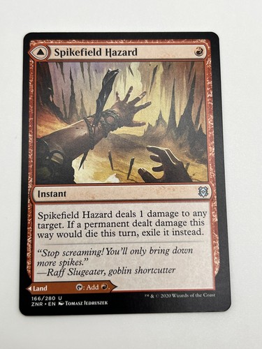 Spikefield Hazard Zendikar Rising Magic The Gathering NM | eBay