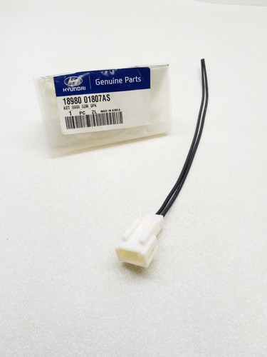 18980-01807AS Hyundai Two Pin Male Plug Wiring KET 090II 02M SPK | eBay