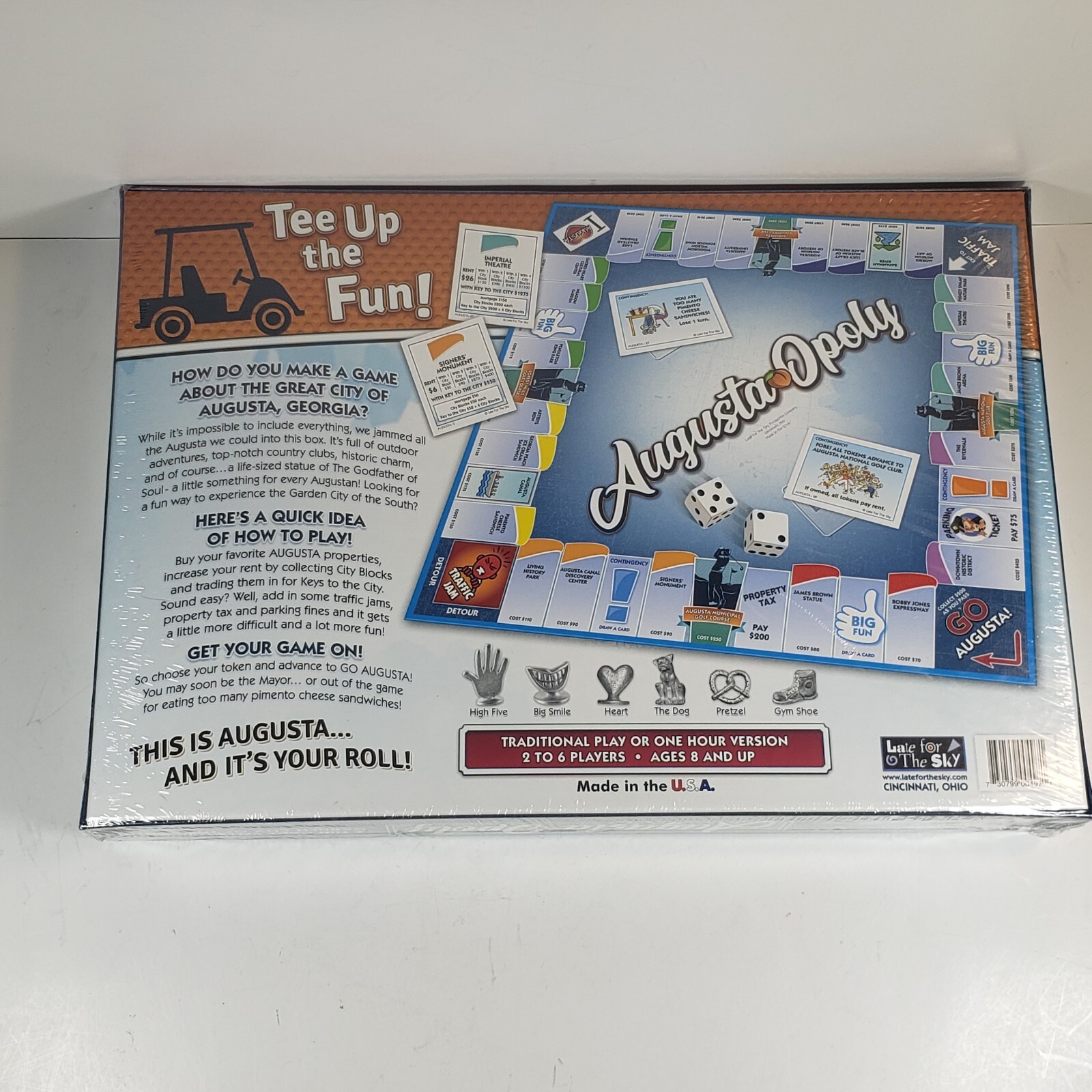 Augusta*Opoly Georgia Home of The Master's Golf Tournament Board Game ...