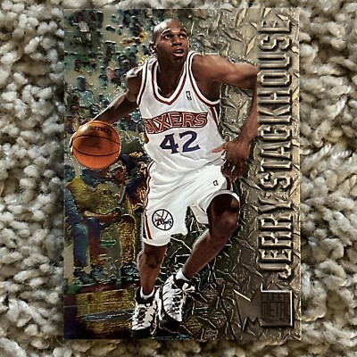 1996-97 Fleer Metal Jerry Stackhouse #73 NBA Philadelphia 76er’s NM+ ...