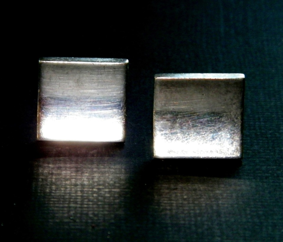 ALLAN ADLER STERLING Vintage 1960's Modernist Pair Of Cufflinks | eBay