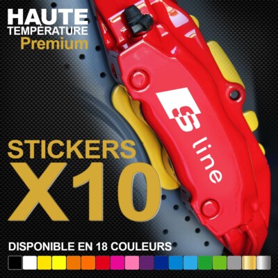 AUDI S-Line - Stickers Autocollants Adhésifs Vinyles Pour Étriers de ...
