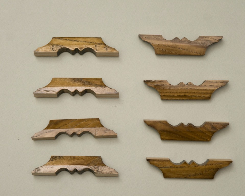 Wooden bridge for Balalaika, Domra, Mandolin, 17mm, Ash, Chernihiv type ...