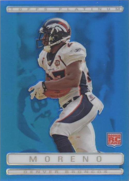 2009 Topps Platinum - Knowshon Moreno #129 Blue Refractor /99 (RC) for ...