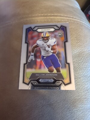 Dillon Johnson 2024 Prizm Draft Picks RC #173 Washington / Tennessee ...