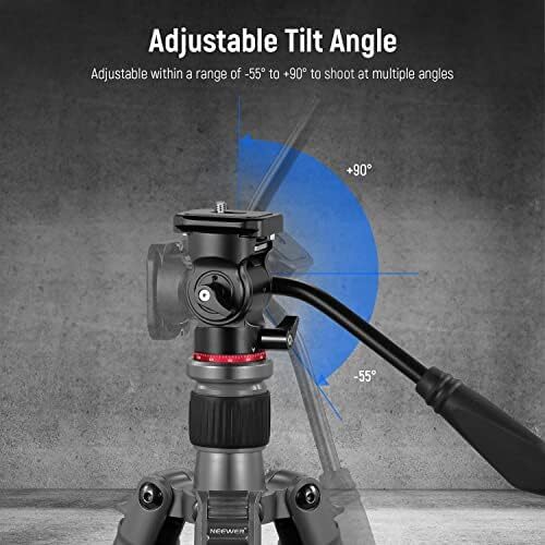 Fluid Pan Tilt Tripod Head with Quick Release for DSLR and Video ...