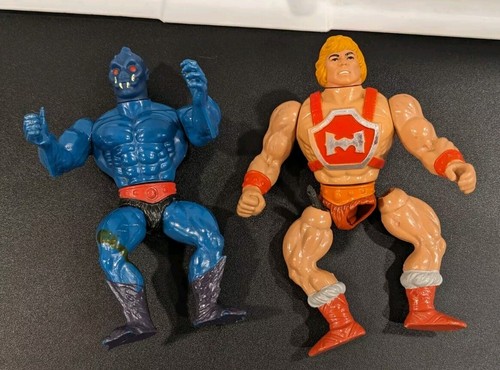 Vintage Masters Of The Universe MOTU He-Man Thunder Punch & Webstor ...