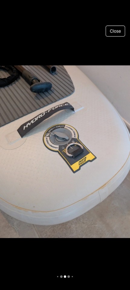 Hydro Force Inflatable Paddle Board Set Aqua Journey SUP Inc Oar, Strap ...