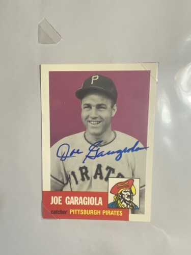Joe Garagiola signed 53T reprint | eBay
