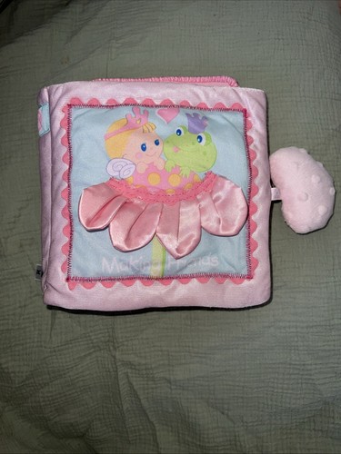 Fisher-Price HTF Plush Soft Baby Book Princess Rattle 2007 Squeak ...
