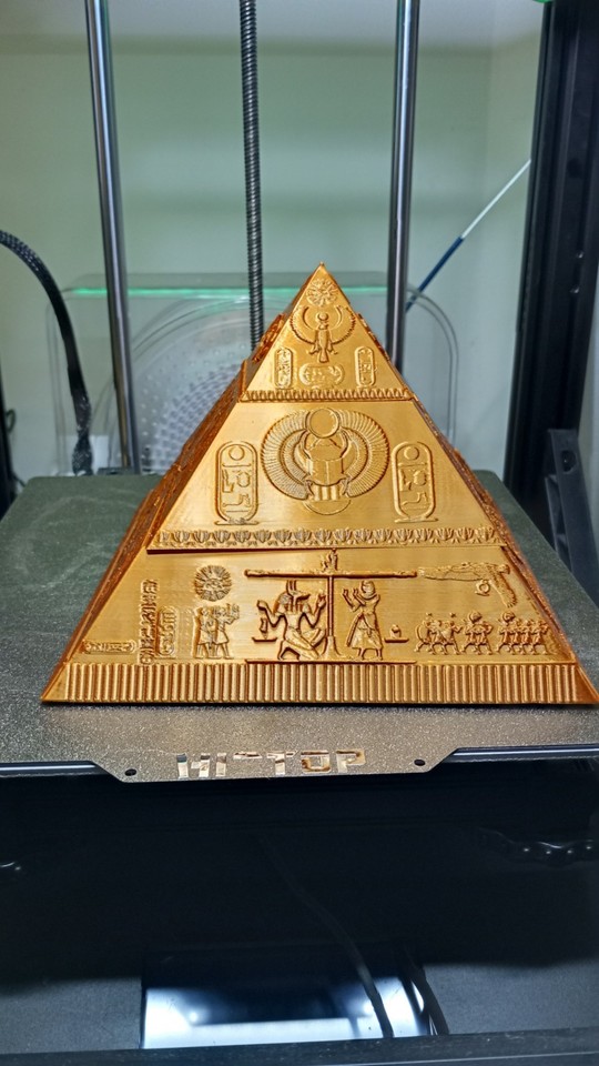 Pyramid Egypt Secret Box Pyramid Ornament Egyptian Pyramid Model | eBay UK