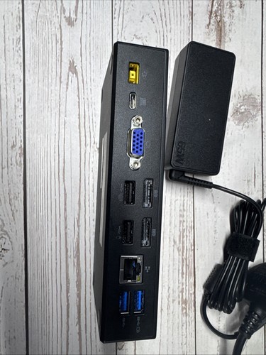 Lenovo ThinkPad USB-C Dock Docking Station With 65w Ac Adapter DK1633 ...
