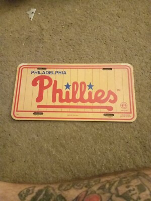 Philadelphia Phillies Vanity License Plate / Tag | eBay