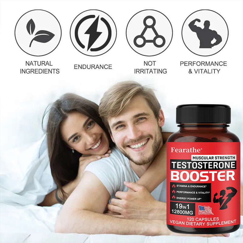 Extra Strength Men's Testosteron Booster, Energy & Endurance 120 ...