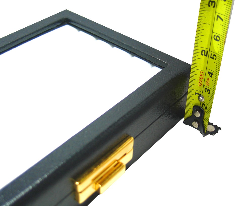 QUALITY PREMIUM GRADE TOP GLASS JEWELRY GEM DISPLAY BOX SHOW CASE 10x15 ...