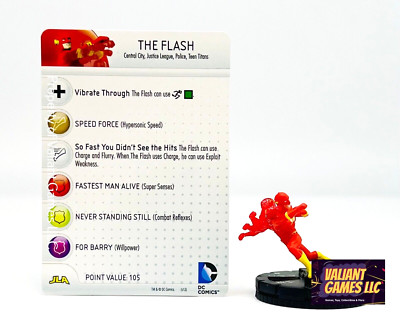 DC Heroclix The Flash #010 w/ Card 10th Anniversary Set | eBay