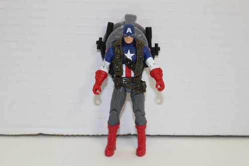 2014 Marvel Avengers Captain America Action Figure with Pop Out Weapons ...