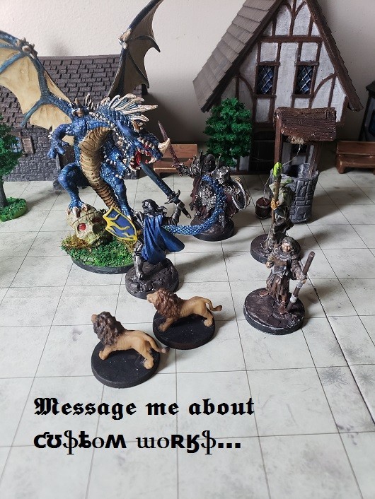 Dungeons and Dragons Pit Fiend miniature, pro painted, dark and evil ...