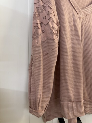 Maurice’s NEW Plus Size 1XL V Neck Sweater Dusty Pink | eBay