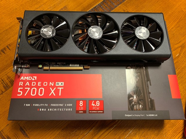 XFX Radeon RX 5700 XT Triple Fan 8gb Gddr6 Graphics Card for sale ...