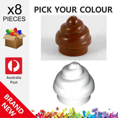 8x Genuine LEGO™ - Round 1 x 1 with Horizontal Swirl Plates - 53119 ...