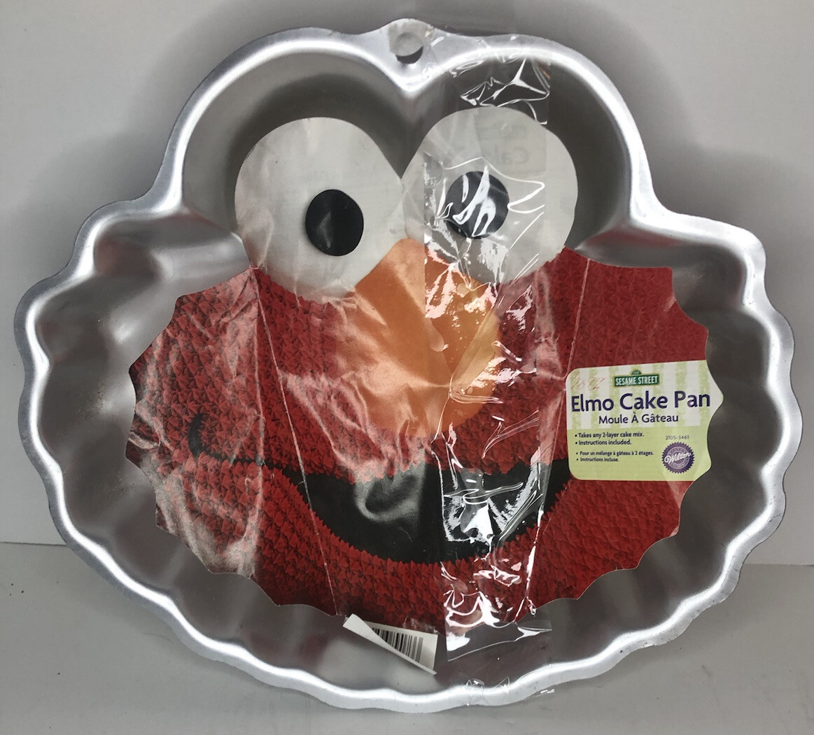 Wilton Elmo Sesame Street Cake Pan Mold 2002 Sesame Workshop #2105-3461 ...
