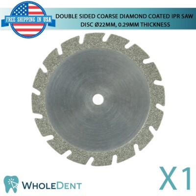 Ortho Dental Coarse Double Sided Diamond Coated Disc IPR Separator ...