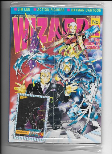Wizard #12~Comic Book Collectible Price Guide~WILDC.A.T.S Cover~SHADOW ...