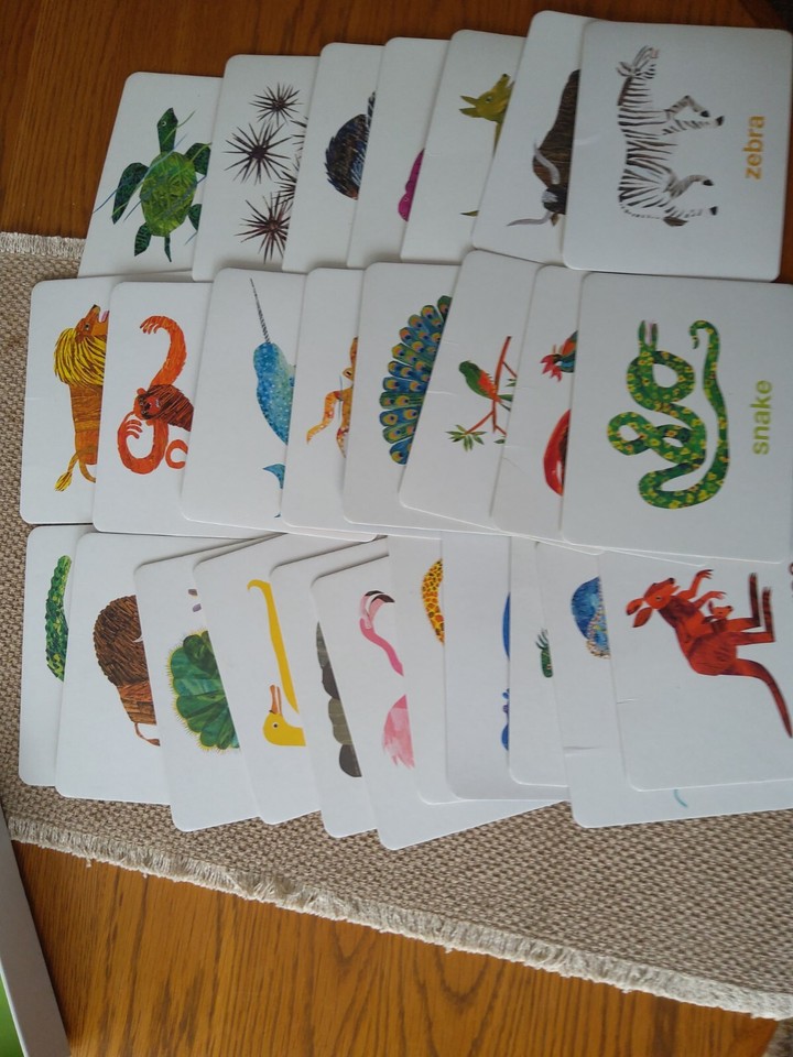 Eric Carle Animal Flash Cards ABCs | eBay