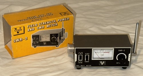 Vanco Field Strength Power and SWR Meter Model SWR-2 Original Box w ...
