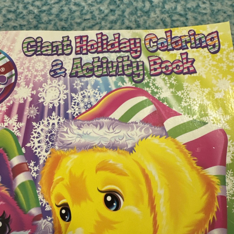 Lisa Frank Holiday Color and Activity Book Coloring Book NEW | eBay