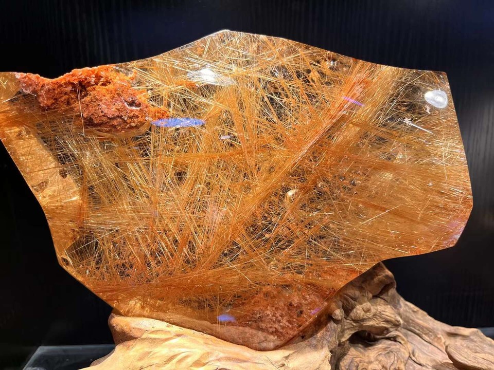 Rare 10.5LB A+++ Natural Gold Rutile Quartz Crystal Mineral Specimen ...