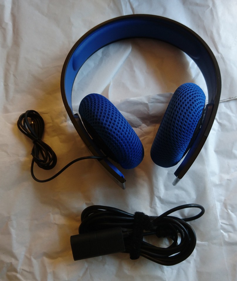 Official SONY PlayStation Silver Wired Stereo Headset - for PS3 / PS4 ...