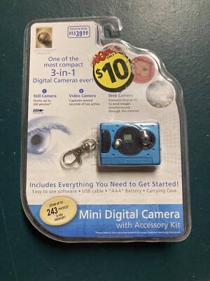 New Sealed Innovage Mini Digital Camera 3-in-1 Keychain with ...